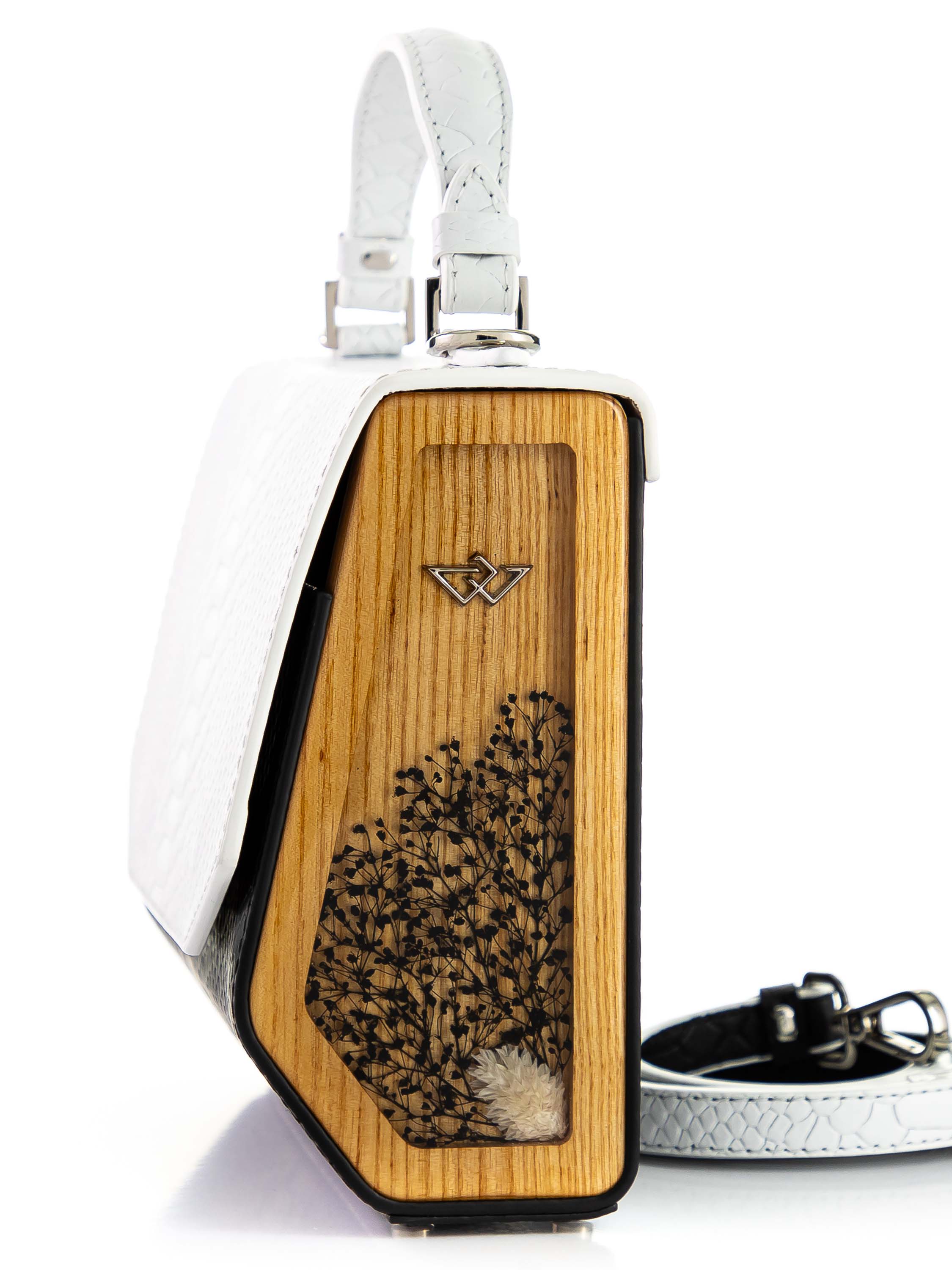 FJORD BLACK & WHITE PYTHON Handcraft – Blackwoodbags