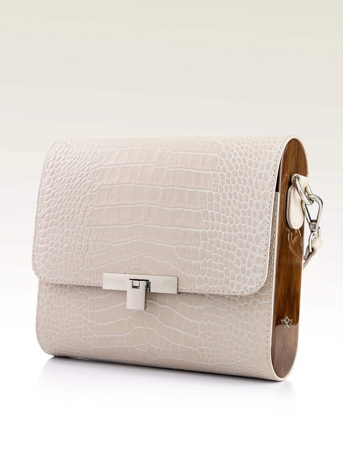 GLORIA BEIGE CROCO – Blackwoodbags
